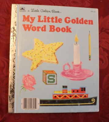 My Little Golden Word Book ~ Joe Kauffman ~ 1968 Little Golden Book "V ...