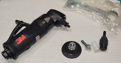 3M 2” Angle Air Disc Metal Sander Die Grinder Roloc Disc Pad + 1/4 ...