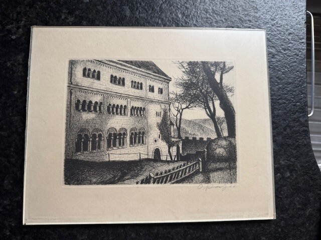 2 Otto Paetz Etchings 1966? | eBay