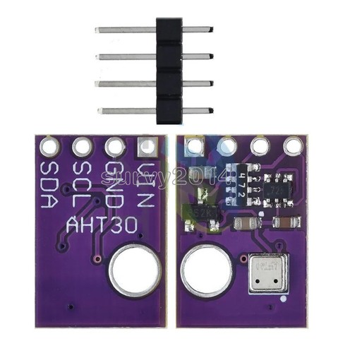 10PCS AHT30 Temperature Humidity Sensor Module Digital High Accuracy I2C Signal | eBay