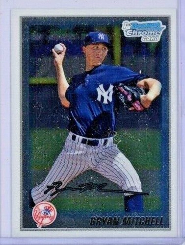 2010 Bowman Chrome #BCP118 Bryan Mitchell Rookie RC - New York Yankees - MINT | eBay