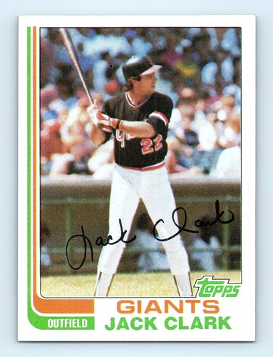 1982 Topps Jack Clark San Francisco Giants #460 | eBay