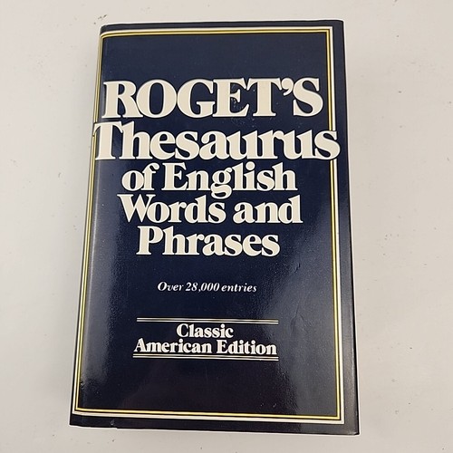 Roget's Thesaurus Classic American 1979 Edition Hardcover | eBay