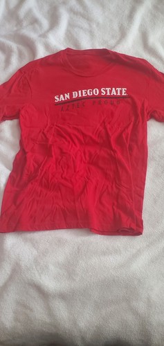 San Diego State Aztecs Shirt women medium Red SDSU NCAA Graphic Tee ...