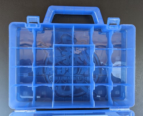 Bakugan Battle Brawlers Empty Blue/Red Storage Travel Case 24-Ball ...