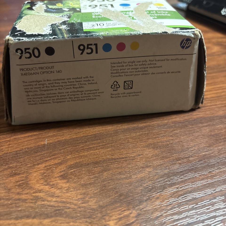 HP 950 Black 951 Color Ink Cartridge Expired Sep 2022 190780955345| eBay