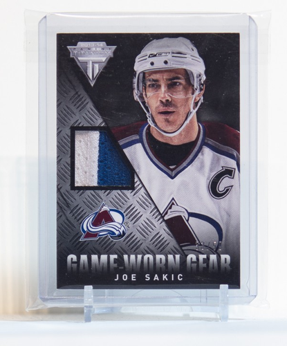 2013-14 Panini Titanium Game Worn Gear Prime #GGJS Joe Sakic /50 | eBay