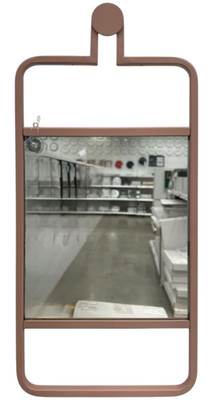 New IKEA GRANVAG Mirror Wall Hanging/Pink 22x48 cm (8 5/8x18 7/8 ") 805 ...