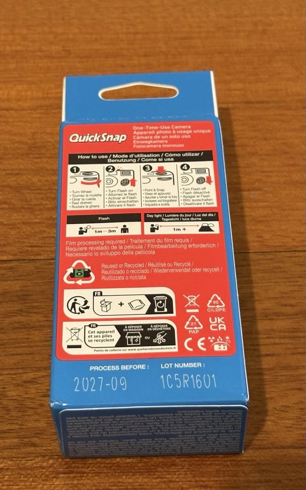 Bad Bunny DeBÍ TiRAR MáS FOToS Disposable QuickSnap Camera NEW SEALED ...