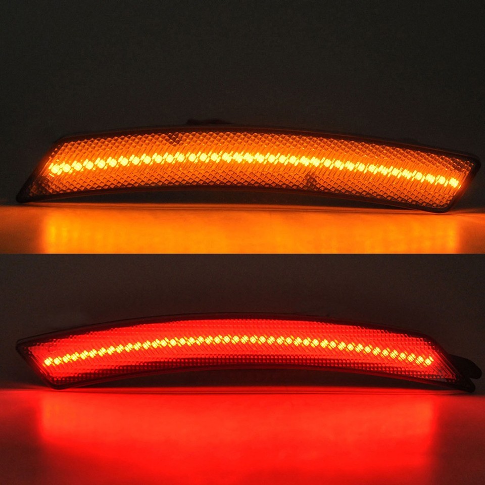 Amber/Red LED Side Marker Light Lamp For Mini Cooper R55 R56 R57 R58 ...