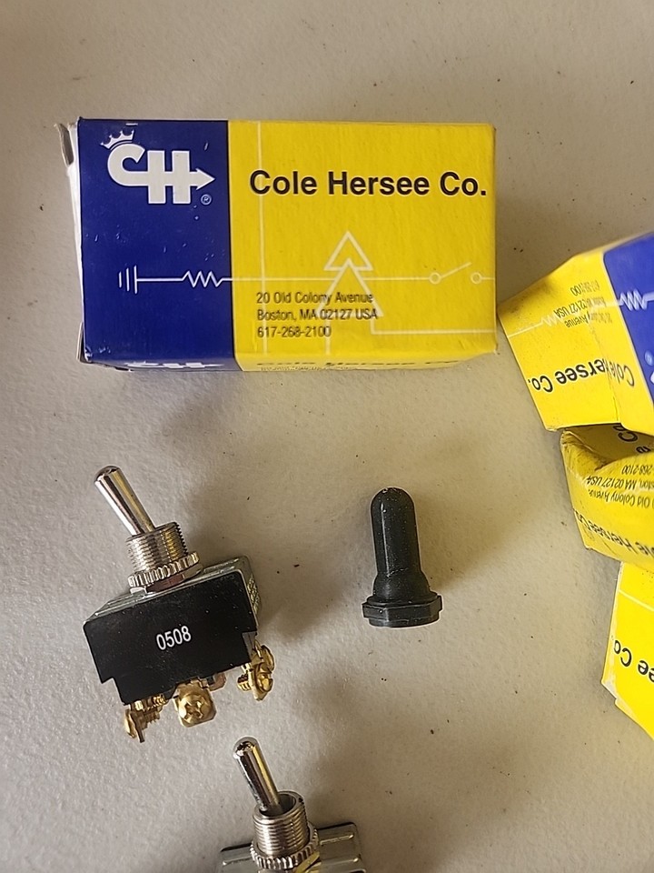 1 1/2 HP Toggle Switch, Silicone Switch Boot Lot, LR39145, E60272 ...