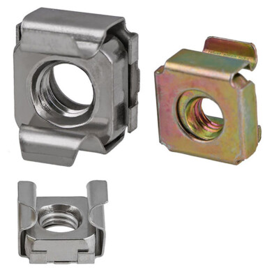 Cage Nuts M4 M5 M6 M8 A2/201 Stainless Steel / Galvanized steel Metric ...