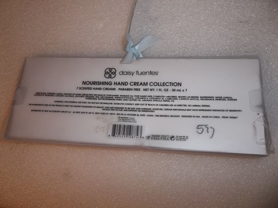 (1) Daisy Fuentes Nourishing hand creams collection with 6 piece | eBay