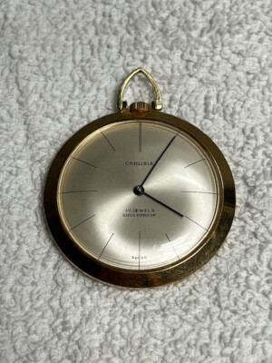 Vintage - Carlisle 17 Jewel - Swiss made Pendant Watch | eBay