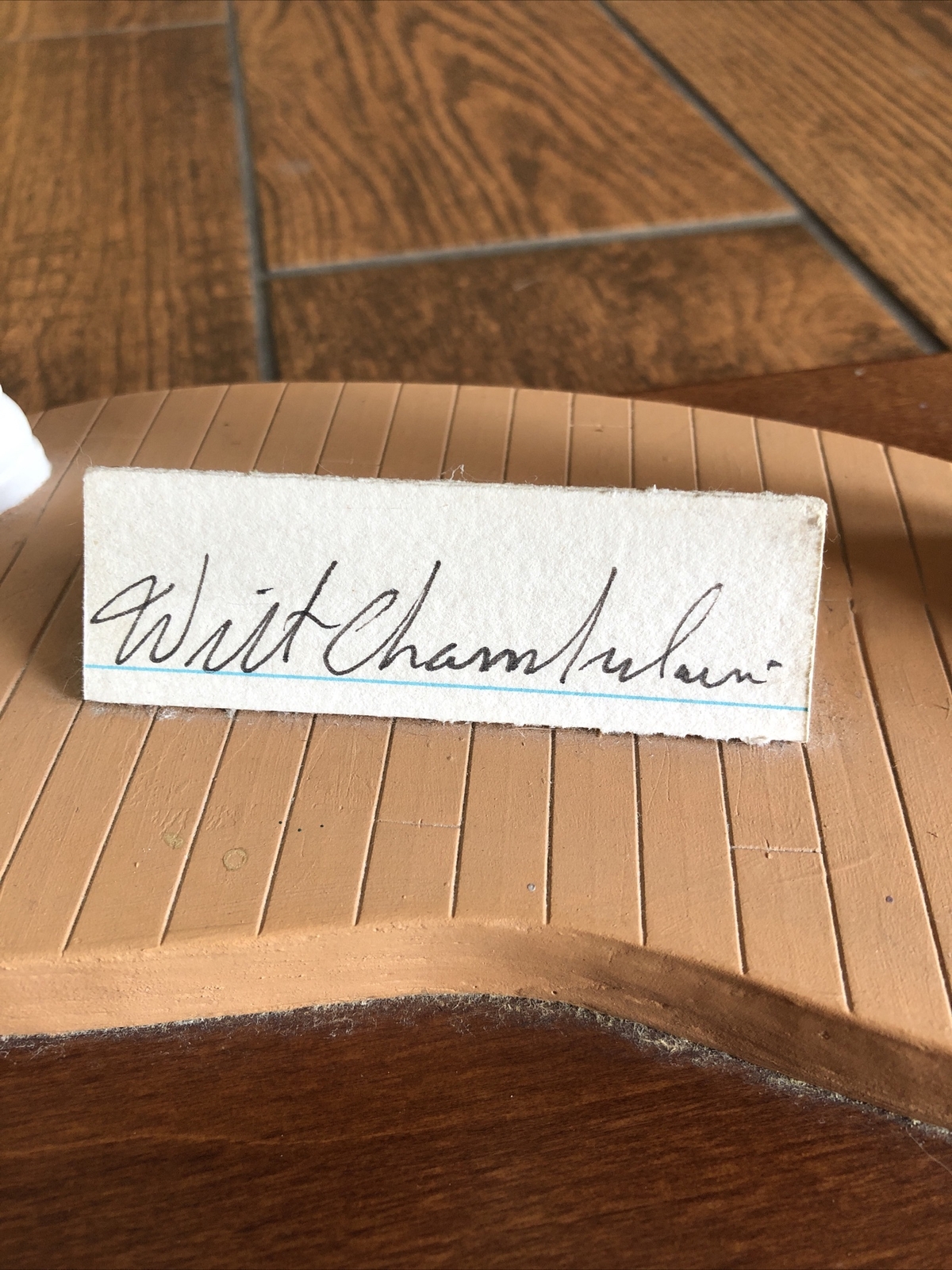 LA Lakers Wilt Chamberlain Signed porcelain Statue Figurine Beckett ...