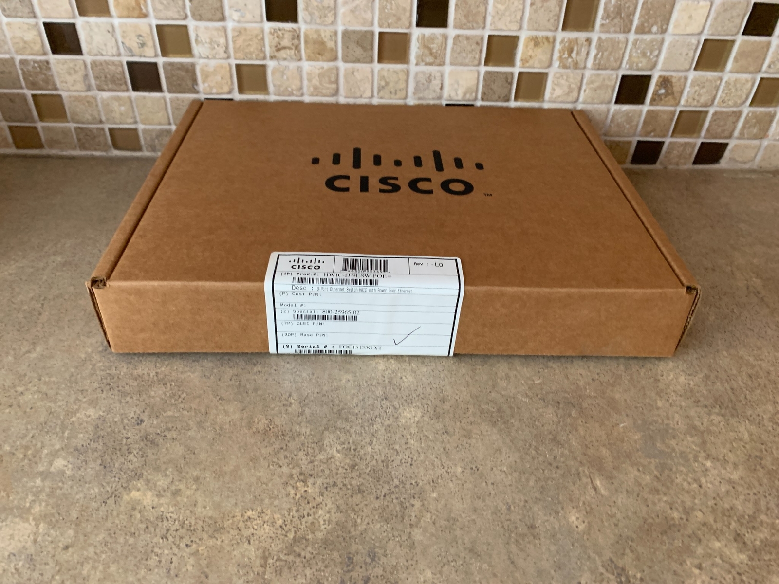 CISCO 9-PORT 10/100 HI SPD WAN INTERFACE CARD W/INLINE PWR HWIC-D-9ESW ...