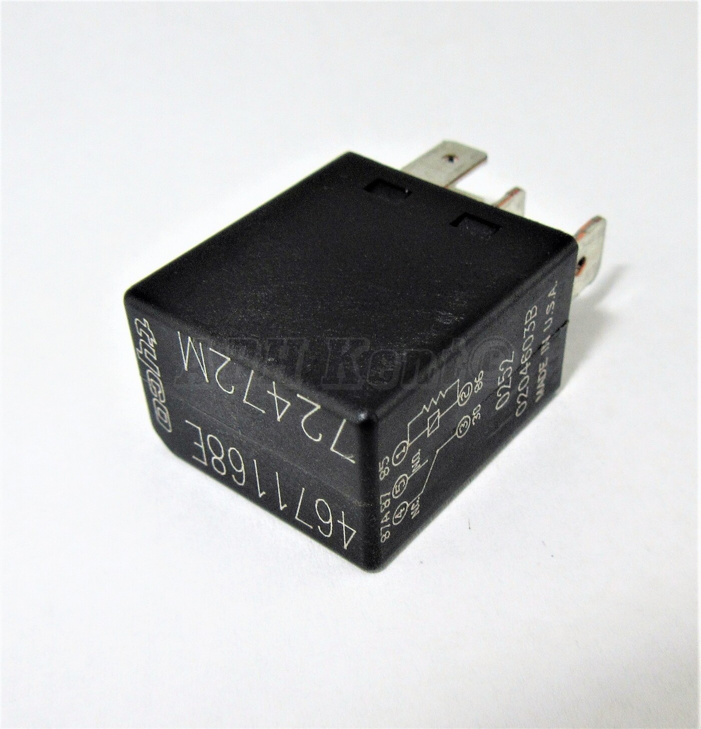 425-Chrysler Jeep Dodge 5 Pin Multi-Use Black Relay Tyco 4671168E ...