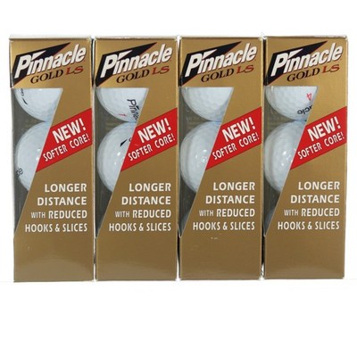 Pinnacle Gold LS Golf Balls 12 balls (4 x 3 pack) | eBay