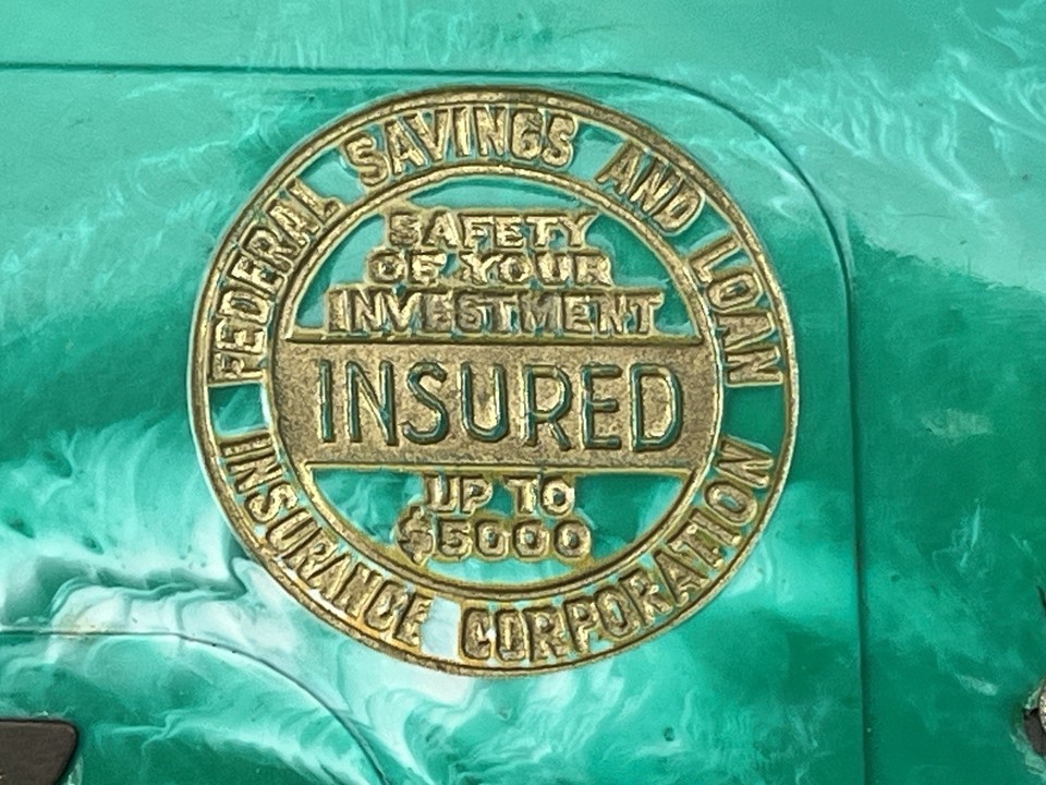 Cleveland Federal Savings vintage coin metal savings bank | eBay