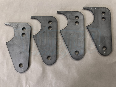 Parallel 4 Link Axle Brackets Laser Cut 3" Axle 9/16" Holes 1/4" Steel ...