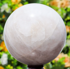 210MM White Quartz Sphere Chakra Balance Natural Healing Crystal ...