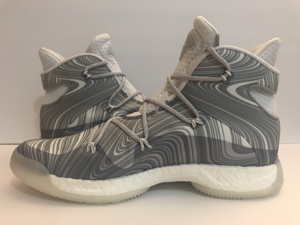 Adidas Crazy Explosive Boost B42424 Basketball White/Gray Sz 14.5 15 | eBay
