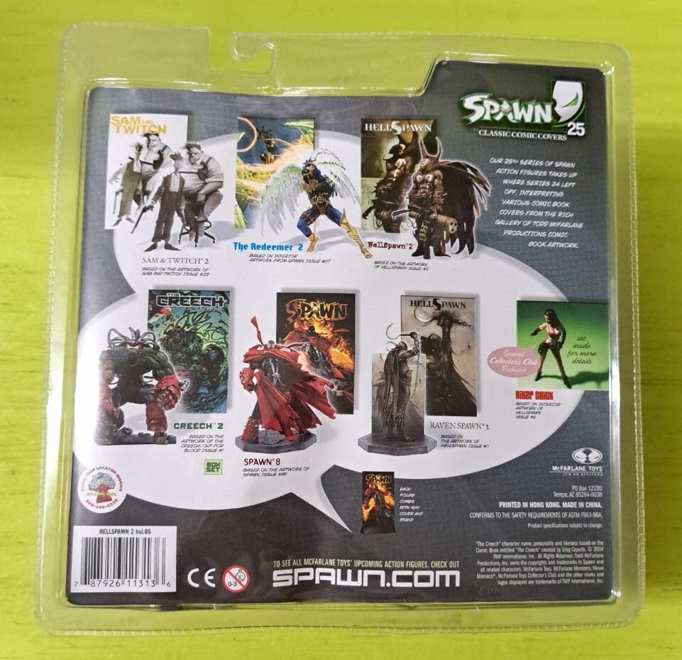 2004 McFarlane Toys Spawn Classic Comic Covers Series 25 Hellspawn 2 Figure MOC for sale online ...