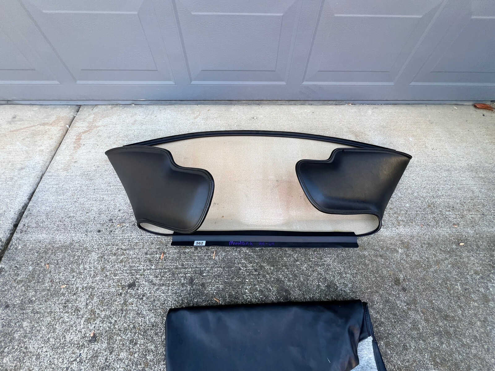 FORD MUSTANG 94-04 CONVERTIBLE TOP TONNEAU PARADE BOOT COVER DARK GRAY ...