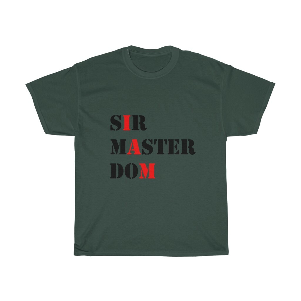 BDSM Master Dom Fetish Slave Sub Unisex Adult T-Shirt Unisex Heavy ...