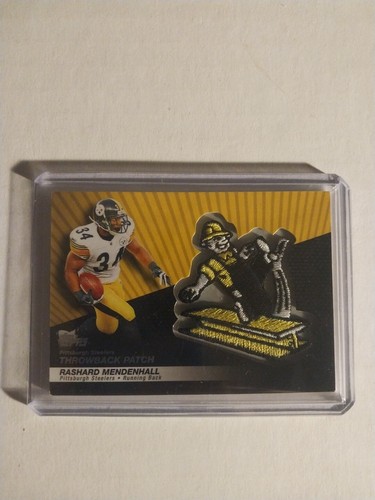 2010 Topps Throwback Patch RASHARD MENDENHALL #LPC-35 Pittsburgh ...