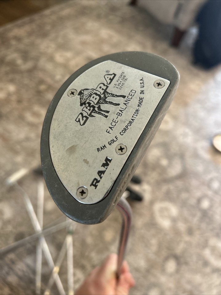 Lot Of 7 Ram Zebra Putters Gray White Black Rh Face Balanced W ...
