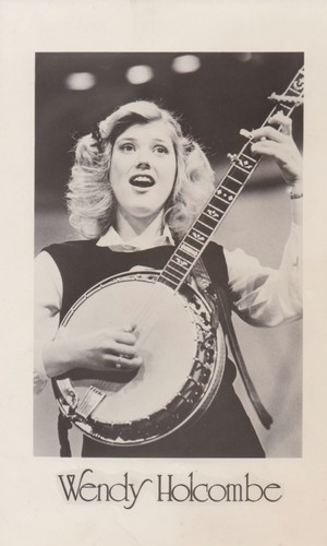 1981 Press Photo Banjo Player and Singer Wendy Holcombe | eBay
