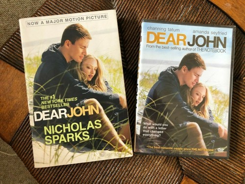 Lot of DEAR JOHN by Nicholas Sparks Paperback Book & NEW DVD Channing Tatum | eBay