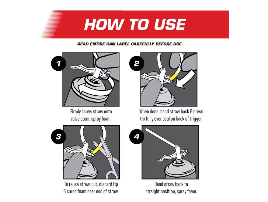 Tomcat Rodent Block Pest Control Foam For Mice 12 oz ~ 2-Pack | eBay