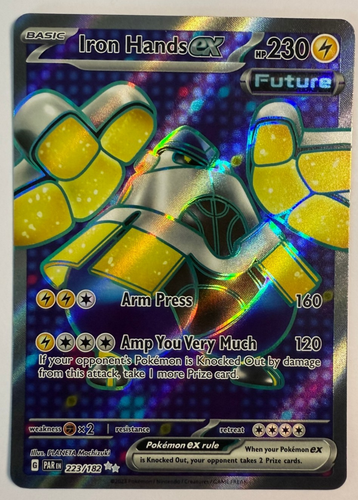 Pokemon - Paradox Rift - Iron Hands EX #223/182 | eBay