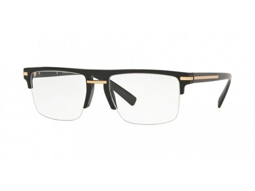 Versace Men's Eyeglasses Greca-Aegis VE3269 GB1 Half Rim Optical Frame ...
