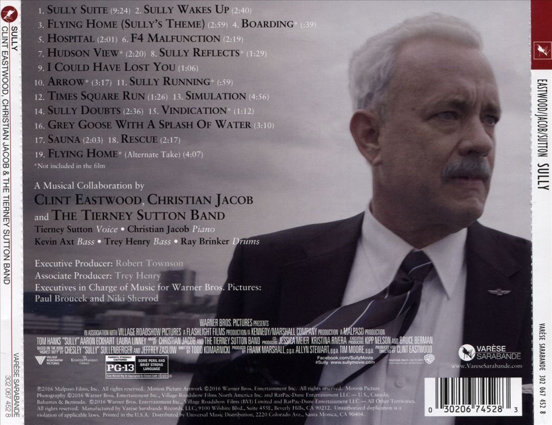 CLINT EASTWOOD/CHRISTIAN JACOB/THE TIERNEY SUTTON BAND SULLY [MUSIC ...