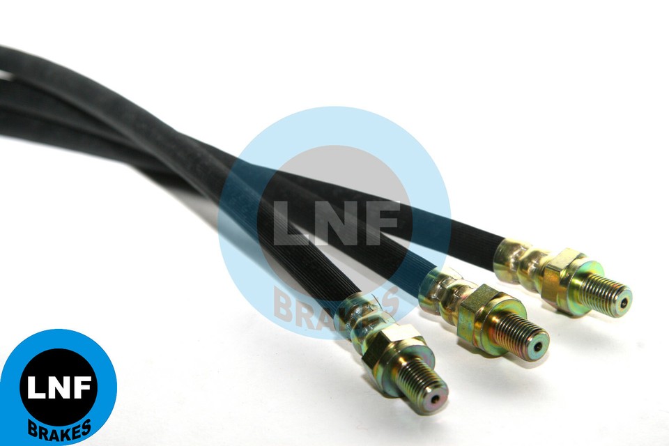 Ford Anglia 105E Super Anglia 123E Brake Hose Front Rear X3 1959-1968 ...