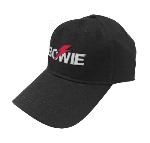 David Bowie Baseball Cap Aladdin Sane Bolt Logo new Official Black ...