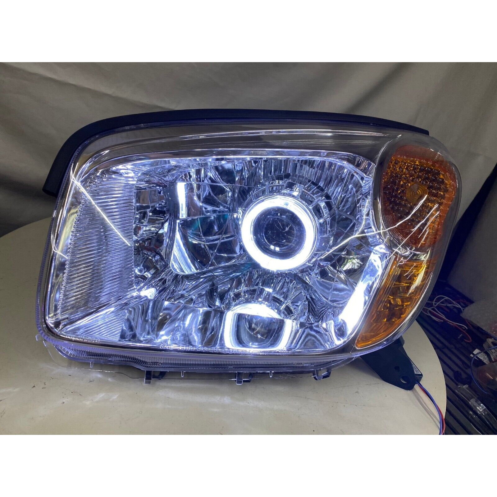 Fits TOYOTA RAV4 XA20 2004-2005 Angel-Eye Projector Headlight Chrome ...