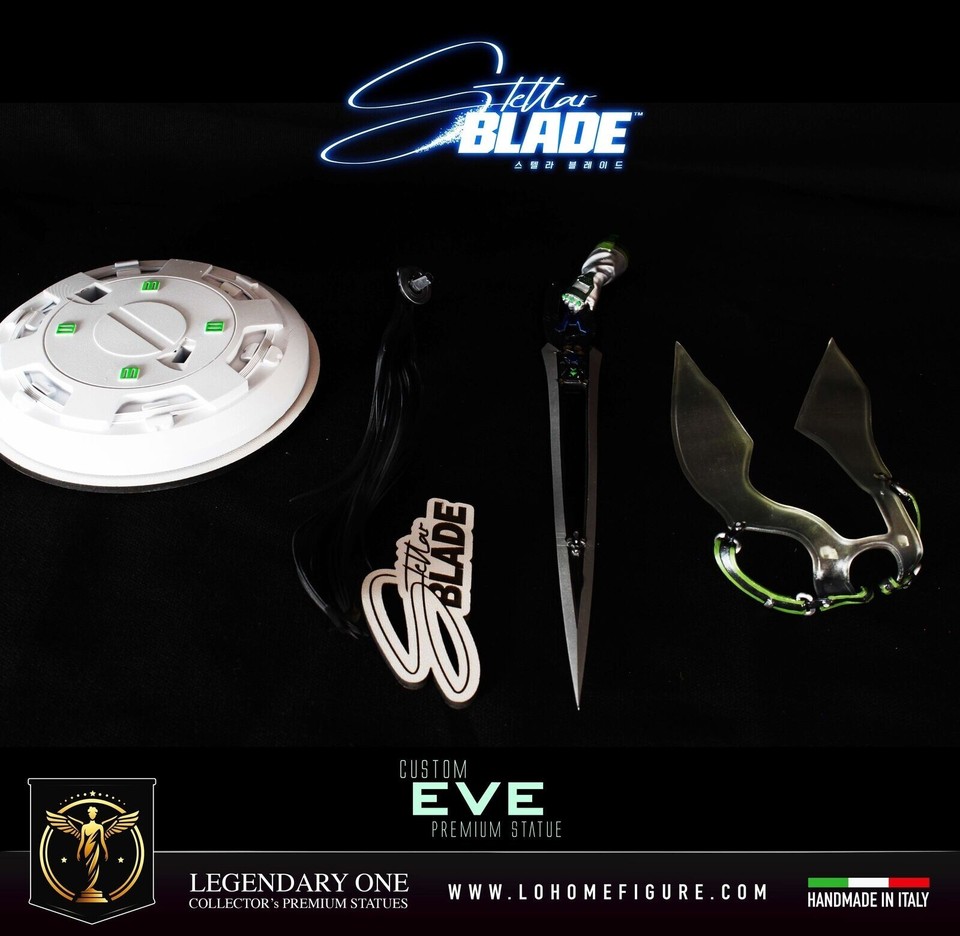 Stellar Blade Statue Eve Action Figure Premium With Ali Removable 12k ...