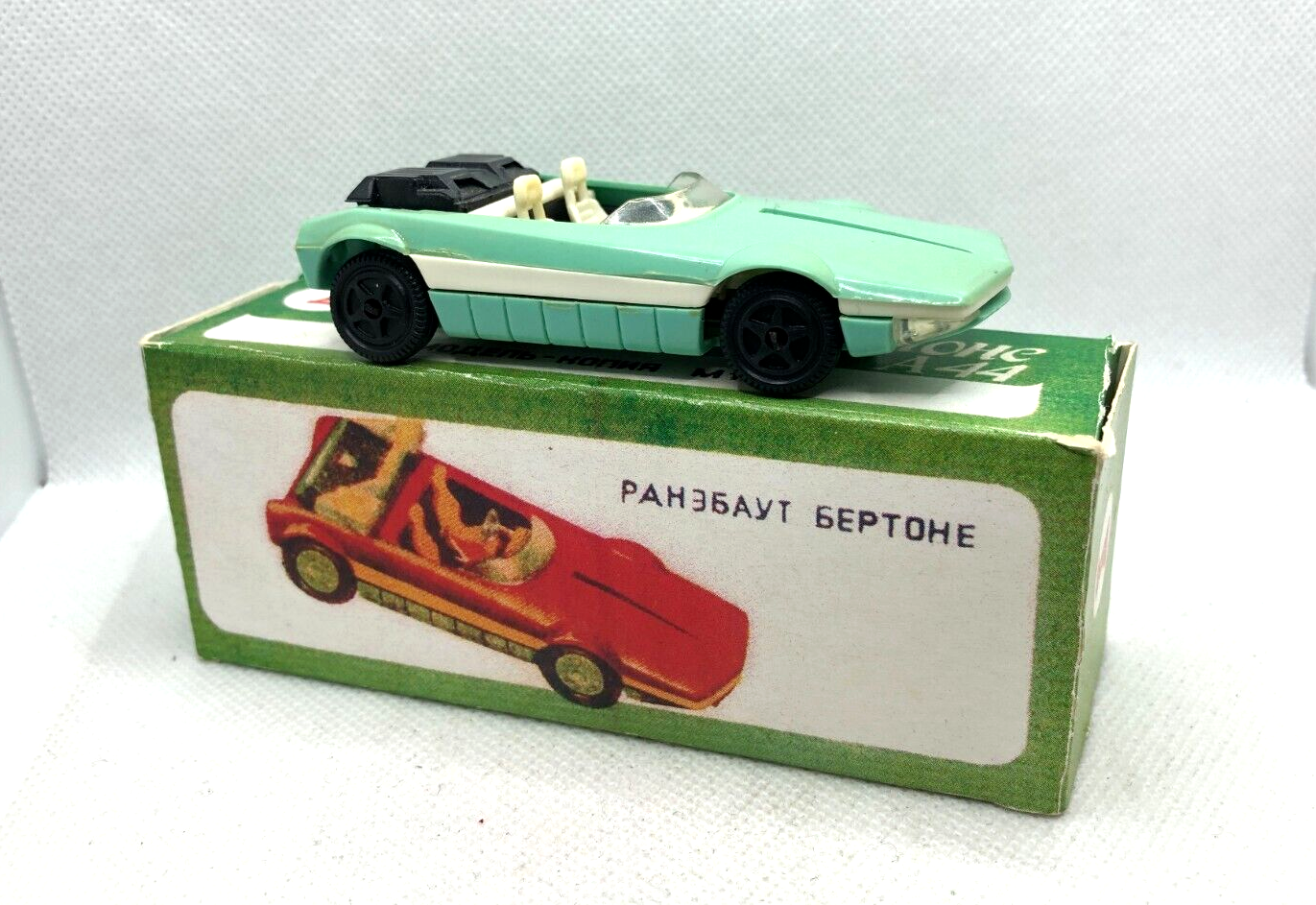 Vintage Bertone Runabout А 44 Scale model 1:43 Plastic Toy Car Remake ...