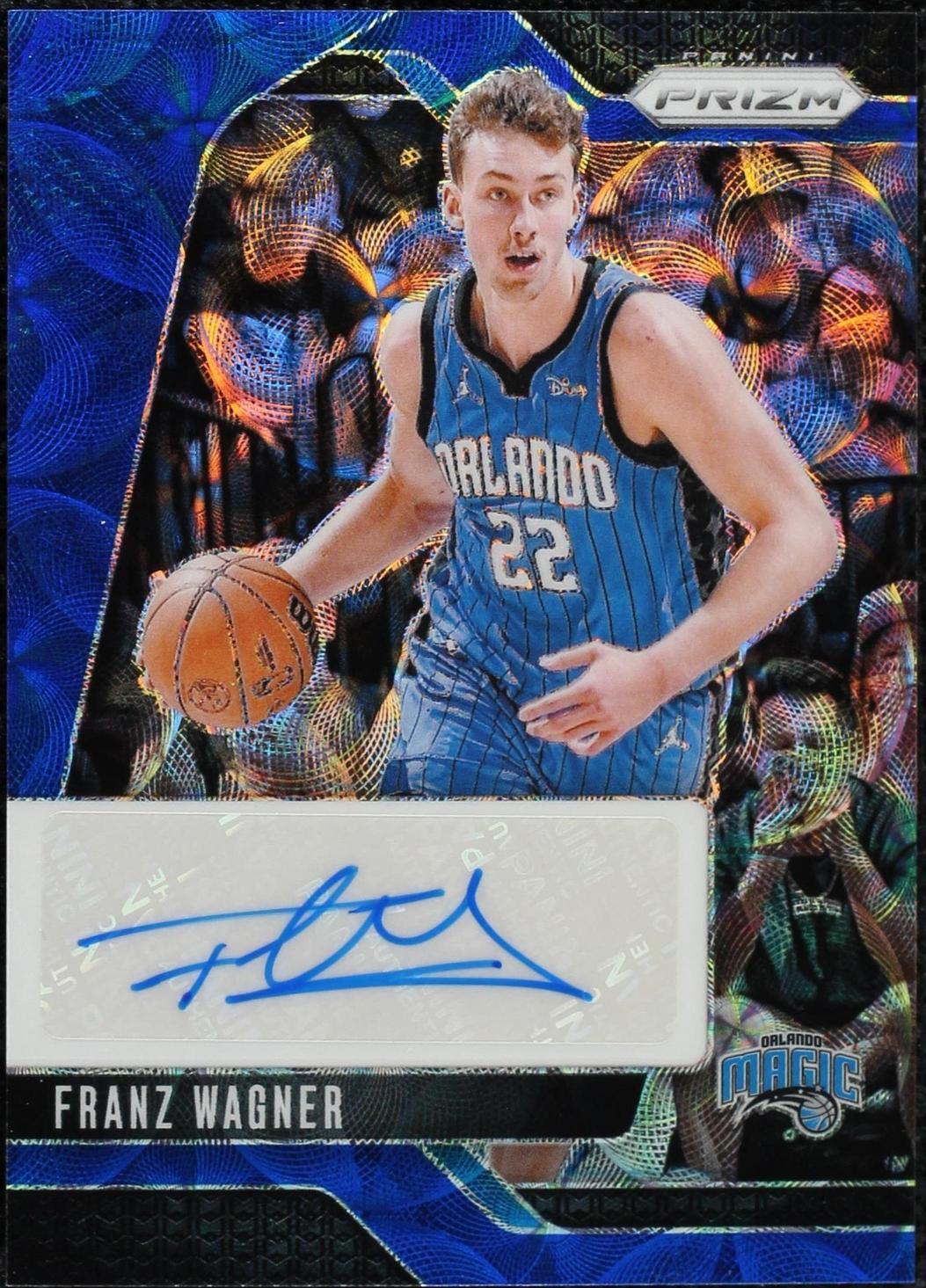 2024-25 Panini Prizm - Signatures Franz Wagner #SIG-FWM Choice Blue ...