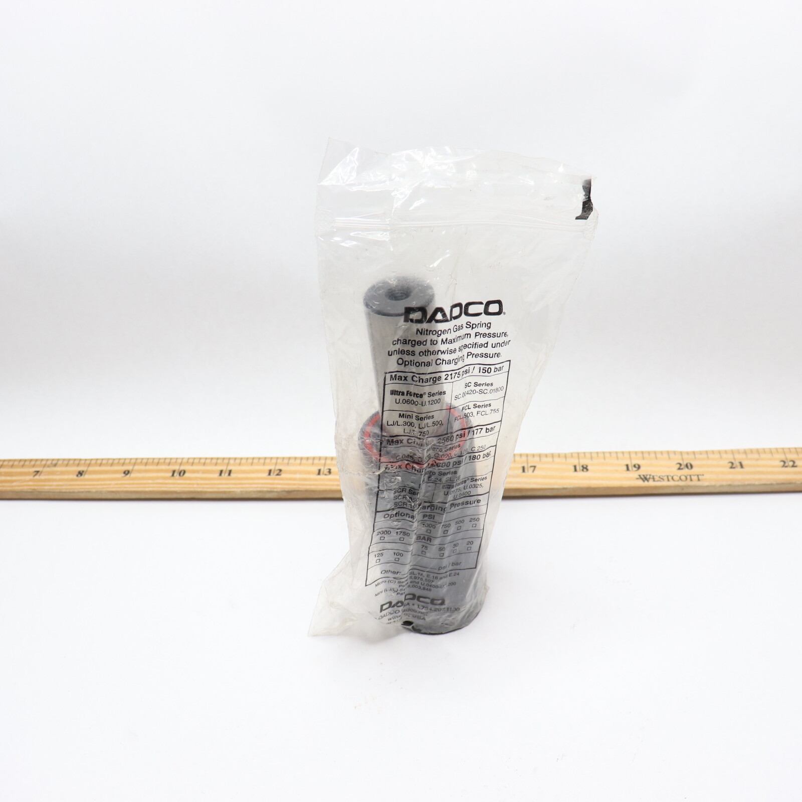 Dadco Nitrogen Gas Spring 2175 PSI 150 Bar Max U.0800.063.T0 Genuine ...