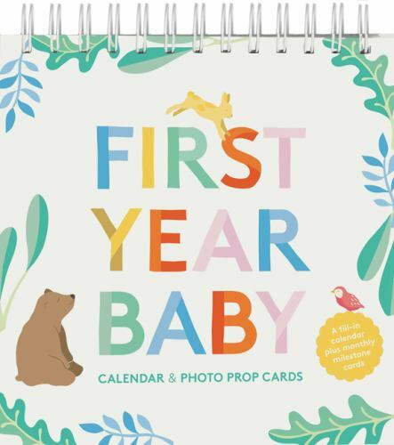 First Year Baby Calendar & Photo Prop Cards: (Baby Shower Gift, New ...