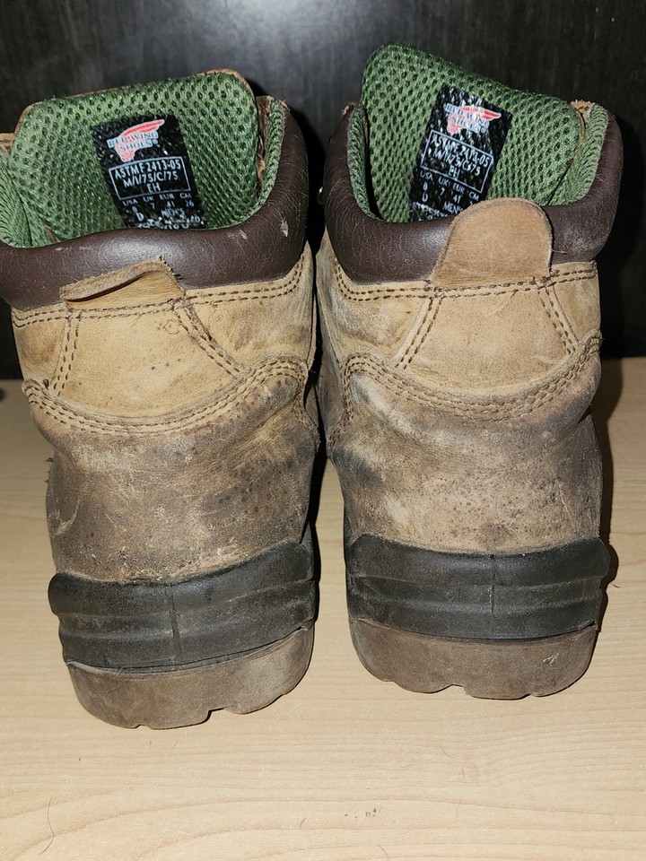 Red Wing Mens King Toe 2240 Brown Leather Size 8 D Work Safety Boots ...