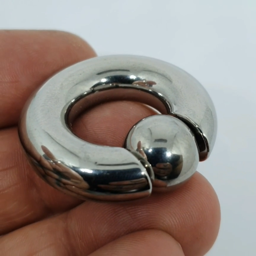 Easy Fit Heavy 38mm BCR CBR Ring 00g (10mm) 14mm Ball Closure PA Prince ...