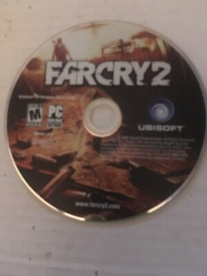 Far Cry 2 - PC DVD online Ubisoft No Box Disc Only Windows XP/Windows ...