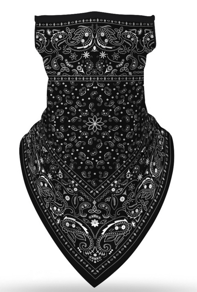 Bandana Face Mask Shield Neckerchief Covering Reusable Fashion Neck ...