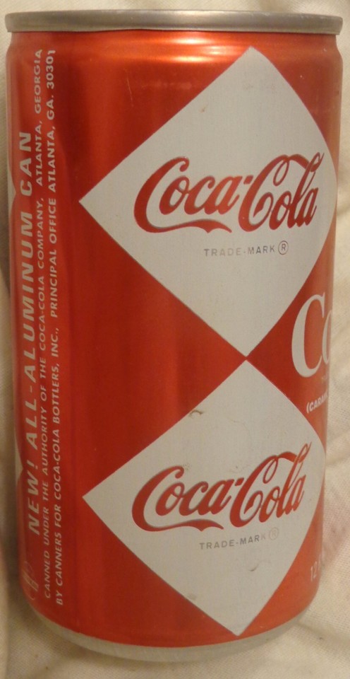 Coke Can - Diamond Design - Early Pull Tab - Air Sealed - 12 Ounce ...